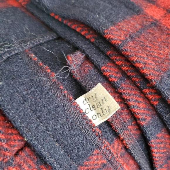 Pendleton | Jackets & Coats | Vintage Pendleton Red Plaid Wool Mackinaw ...